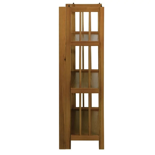3 Tier Portable Bookcase Bookshelf For Small Space Dorm Open Three ...