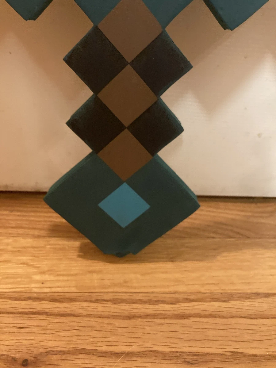 Minecraft Pickaxe And Sword Cake