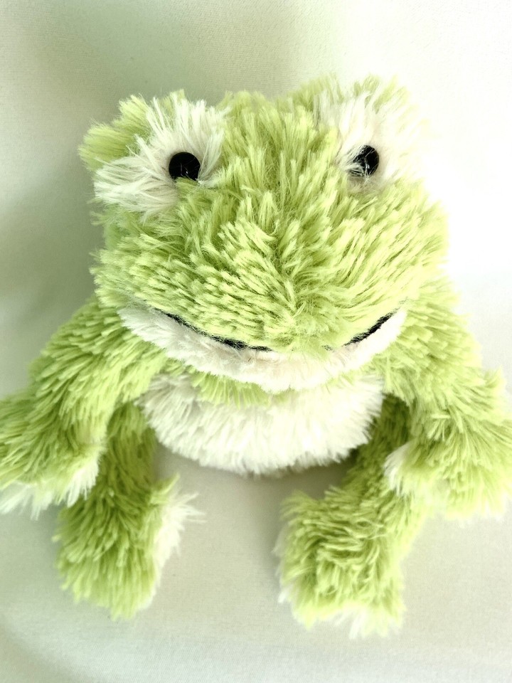 Warmies Frog Jr Mini Soft Microwaveable Heating Pad Therapy Plush Green ...