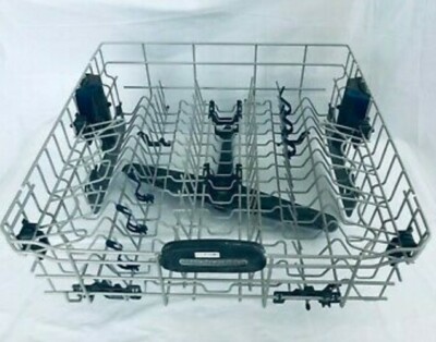 CLEAN KitchenAid Whirlpool Dishwasher Upper TOP Dish Rack W10056270 ...