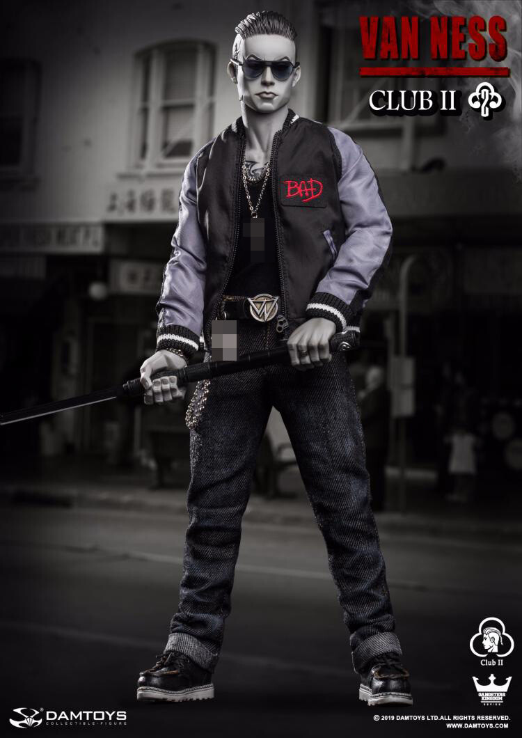 DAMTOYS Gangster Kingdom Van Ness 1/6 Action Figure GK017S Grey Special ...