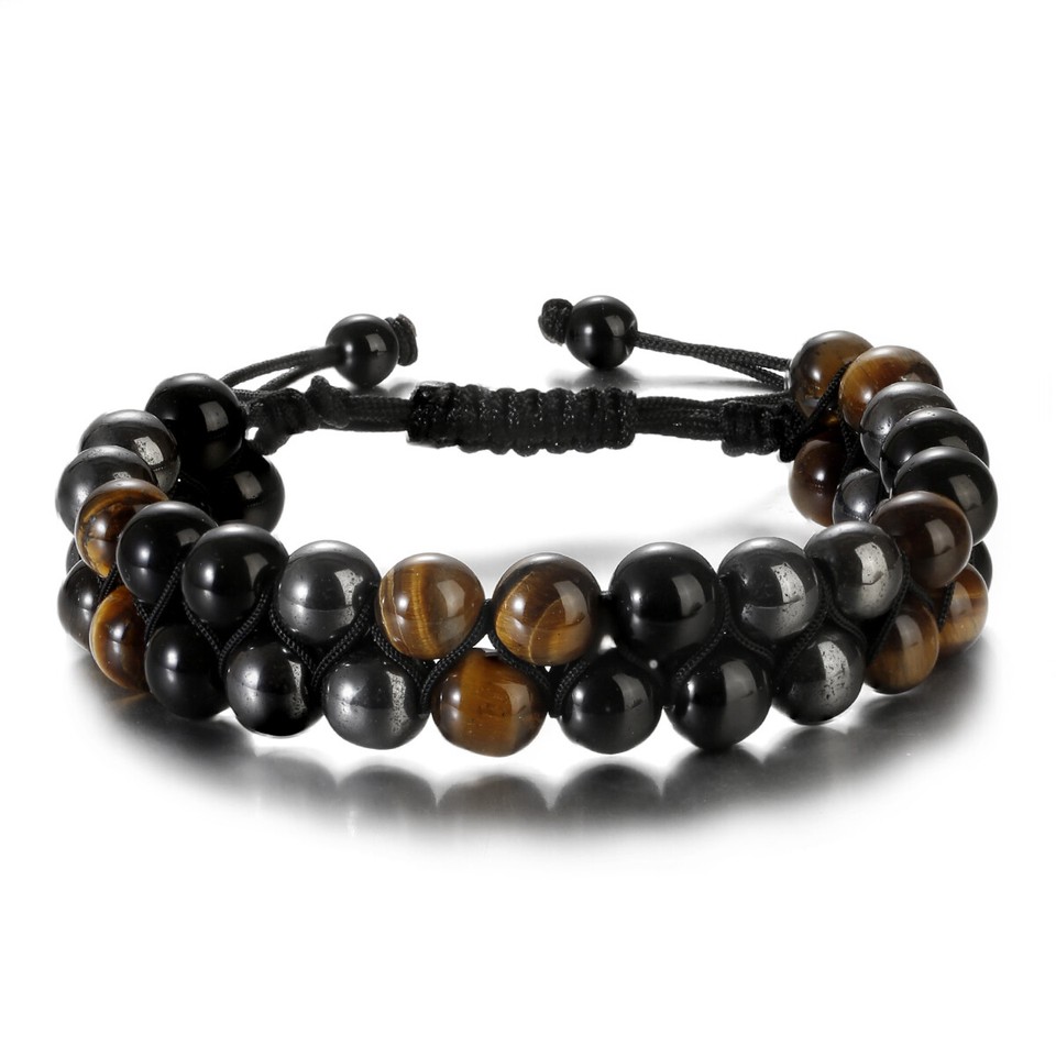 Energy Tiger Eye Resurrect Bracelet New Men Triple Infrared Protection ...