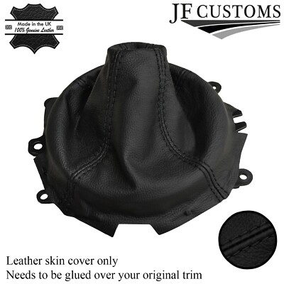 BLACK STITCHING REAL LEATHER MANUAL SHIFT BOOT FITS MAZDA RX8 RX-8 2004 ...