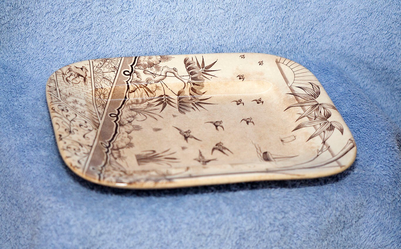 Gildea & Walker - Platter Melbourne Pattern - 1881 Antique - Birds ...