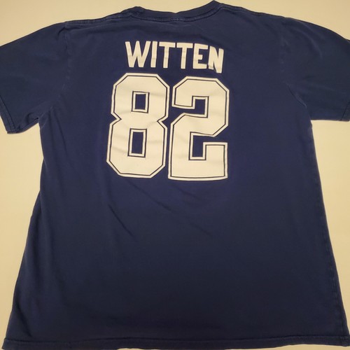 Dallas Cowboys Jason Witten Blue Jersey T-Shirt Youth Kids Large NFL ...