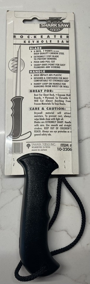 New Shark 10-2206 Rockeater Drywall Keyhole Saw Plywood Tree Roots ...