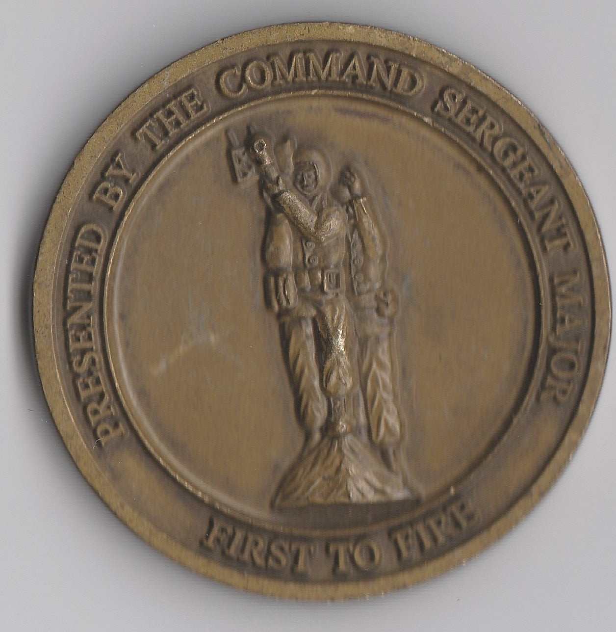 Air Defense Artillery Center Fort Bliss Texas Challenge Coin 2 " DIA C ...