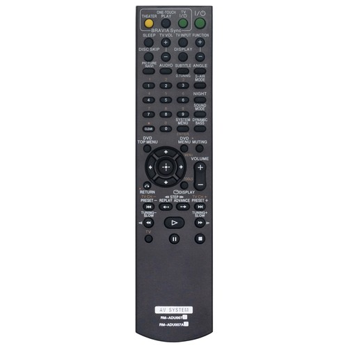 RM-ADU007 RM-ADU007A Remote for Sony DVD Home Theatre System DAV-HDX285 ...