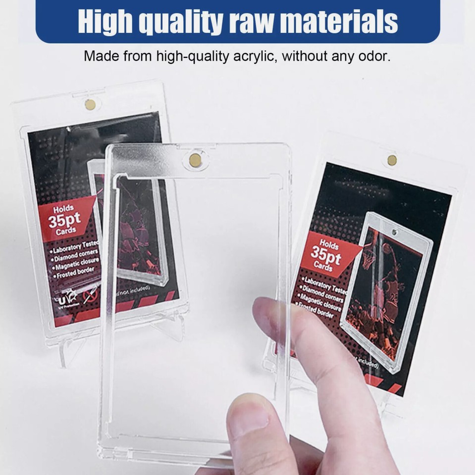 30 pack Magnetic Trading Sports Card Holders 35pt One-Touch UV Protection US NEW | eBay