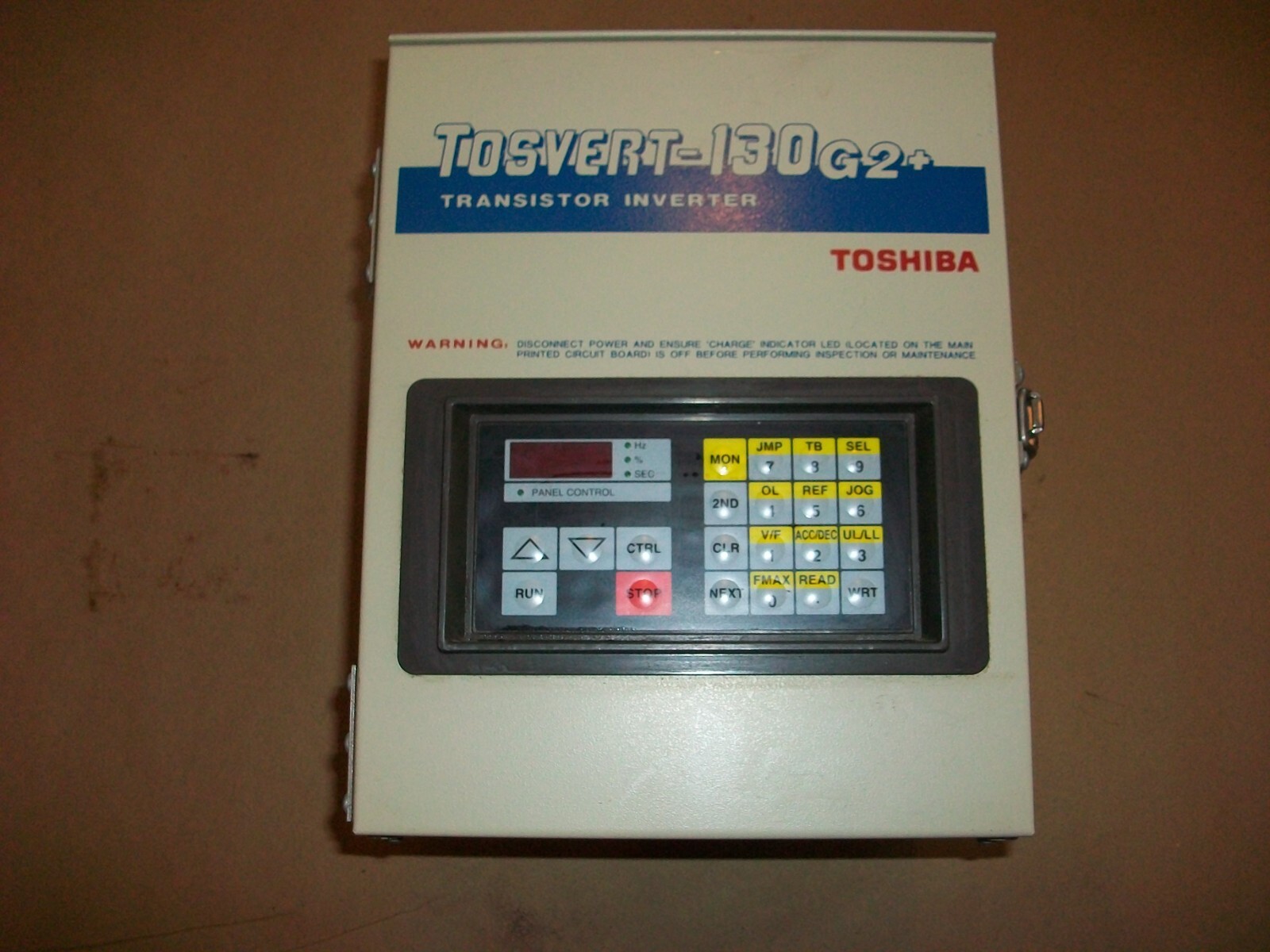 Toshiba VT130G2+4080 Transistor Inverter AC Drive 7.5hp 460VAC 3-Phase ...