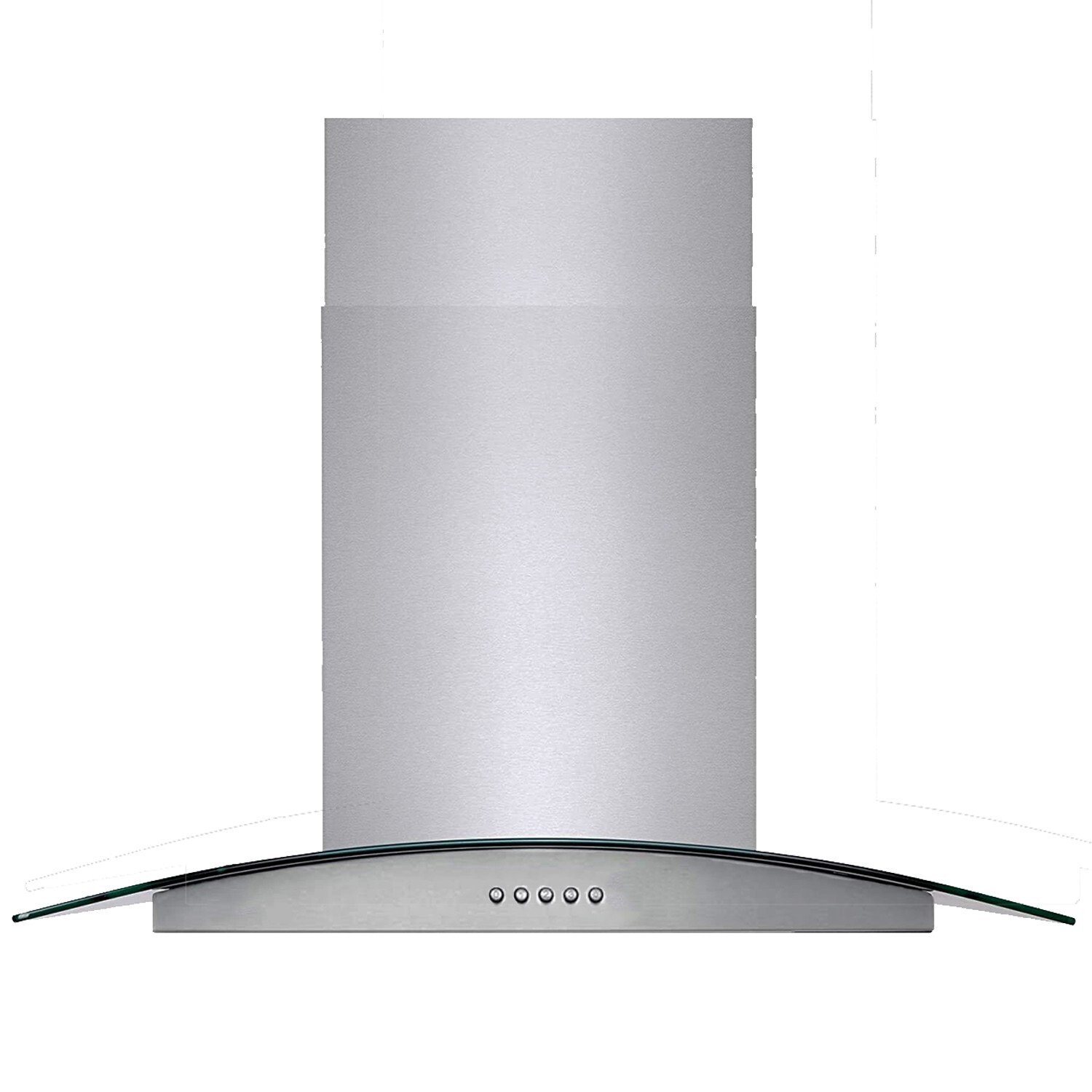 30in Island Mount Range Hood 900CFM Stainless Steel Vent 3-Speed Cook ...