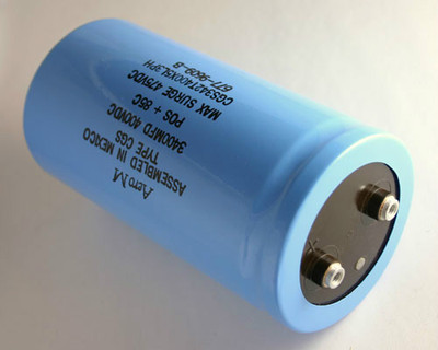 1x 3400uF 400V Large Can Electrolytic Aluminum Capacitor 3400mfd 400VDC ...