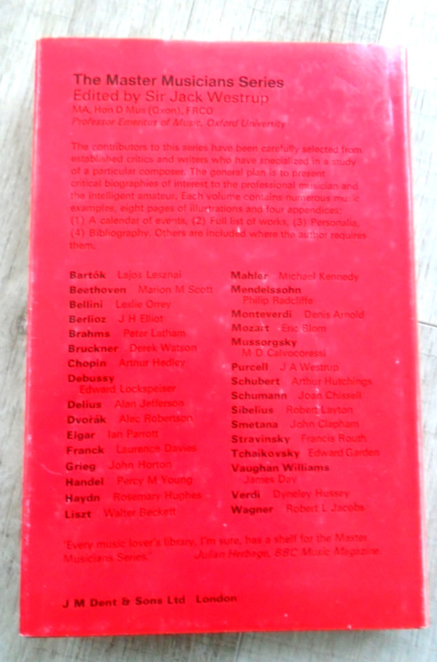 3 x Ralph Vaughan Williams Books (Bundle): Percy M Young/James Day/Hugh ...