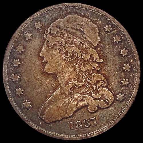 1837 Capped Bust Quarter Coin LIGHTLY CIRCULATED | eBay