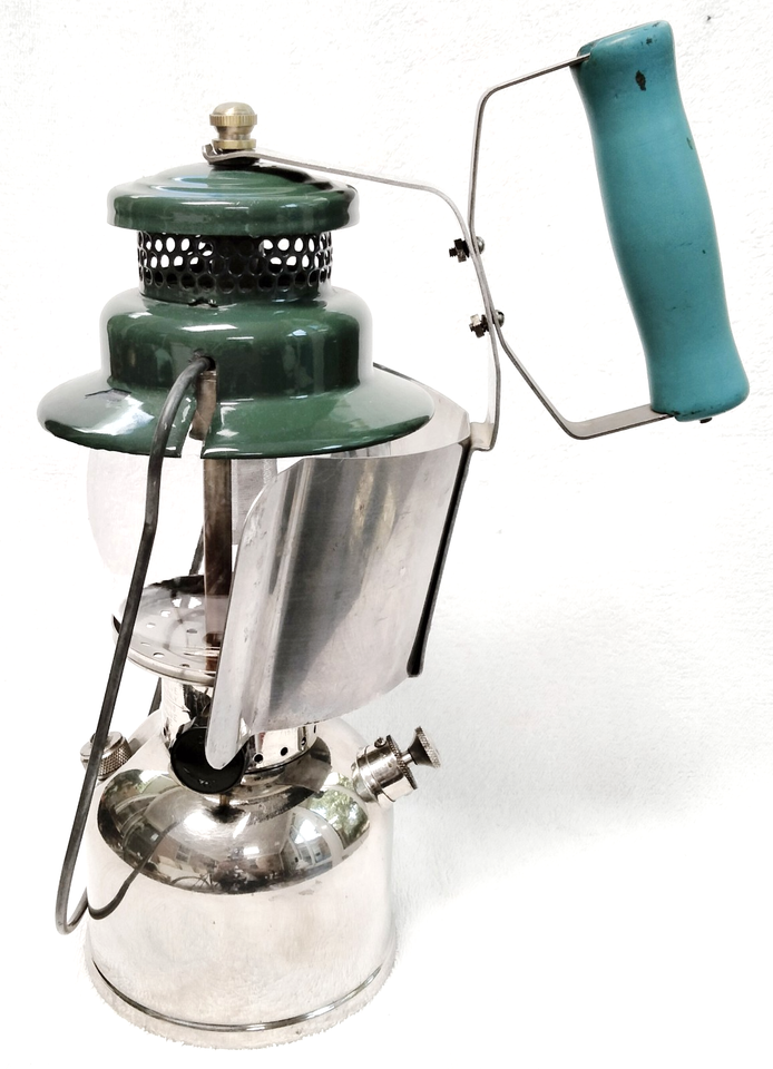 Coleman 242A 242B 242C Lantern Reflector Original Blue Handle RARE ...