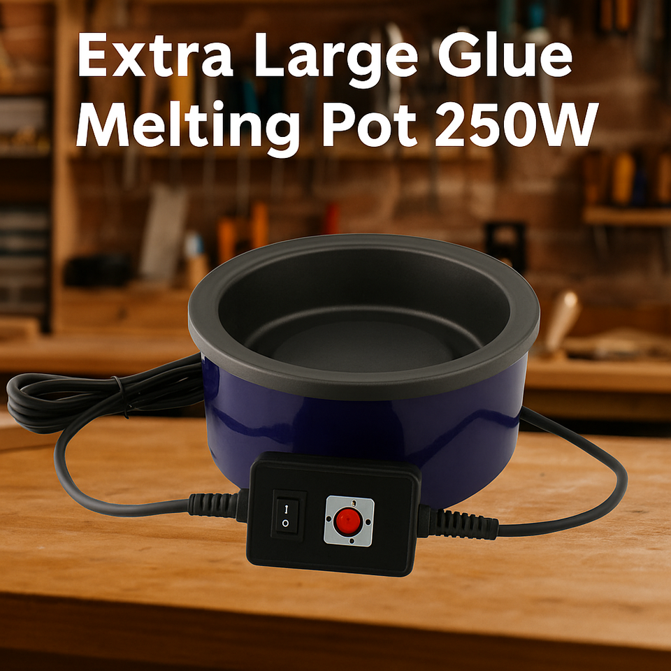 Extra Large Electric Glue Melting Pot 250W for Hot Melt Beads & Keratin ...