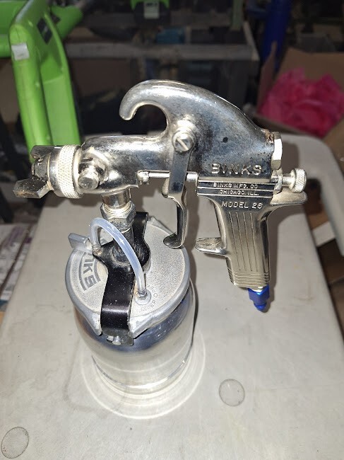 Binks Model 26 Spray Gun with Binks Siphon Cup | eBay