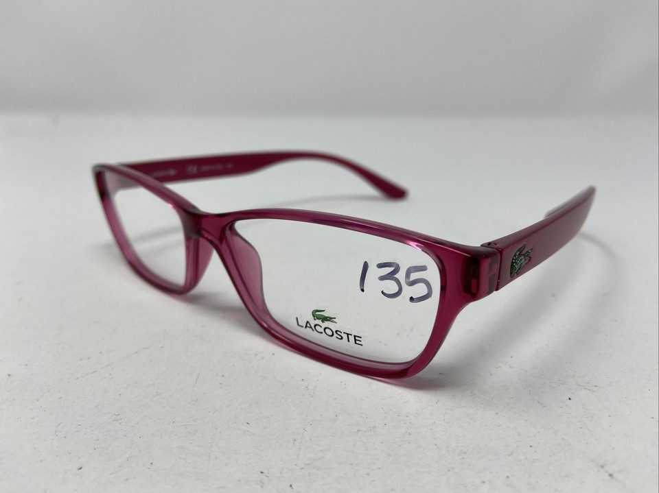Lacoste Italy L3803B 525 51-13-135 Red Crystal Full Rim Eyeglasses ...