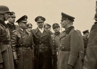German WW II Photo --- Erwin Rommel And Officers France | eBay