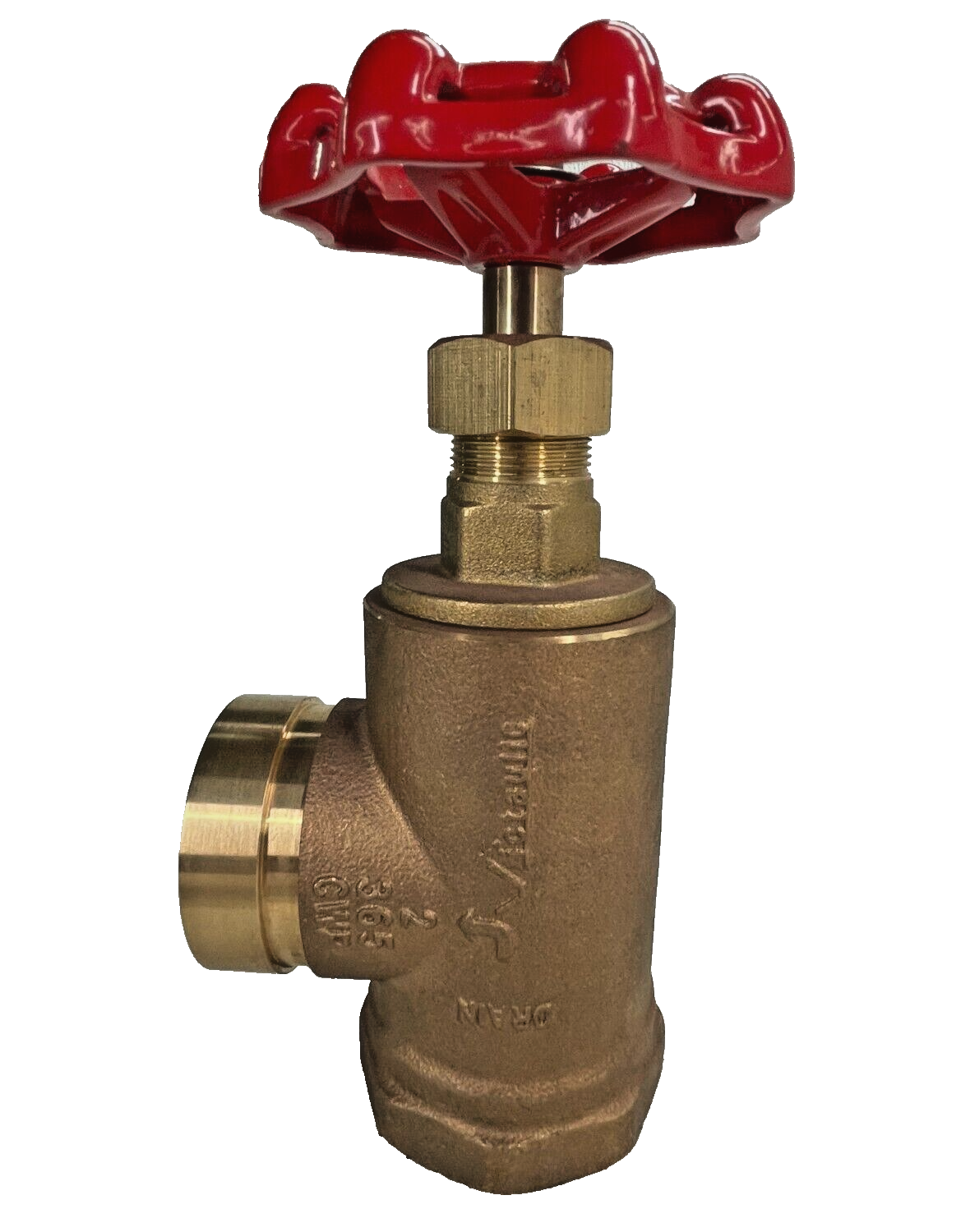 Victaulic Brass Angle Valve 2" NPT Thread x 2" Grooved End Firehose ...