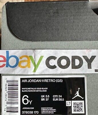 Nike Air Jordan 11 Retro GS Gratitude DMP XI Kids Sizes SHOE Nike Air Jordan 11 Retro GS Gratitude DMP XI Kids Sizes SHOE