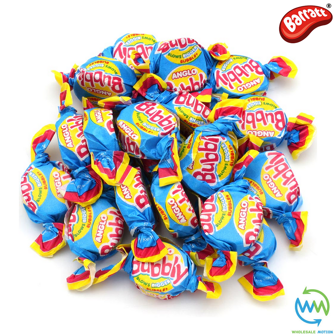 Anglo BUBBLY BUBBLEGUM Sweets BARRATT Retro Party WRAPPED Classic SWEET ...