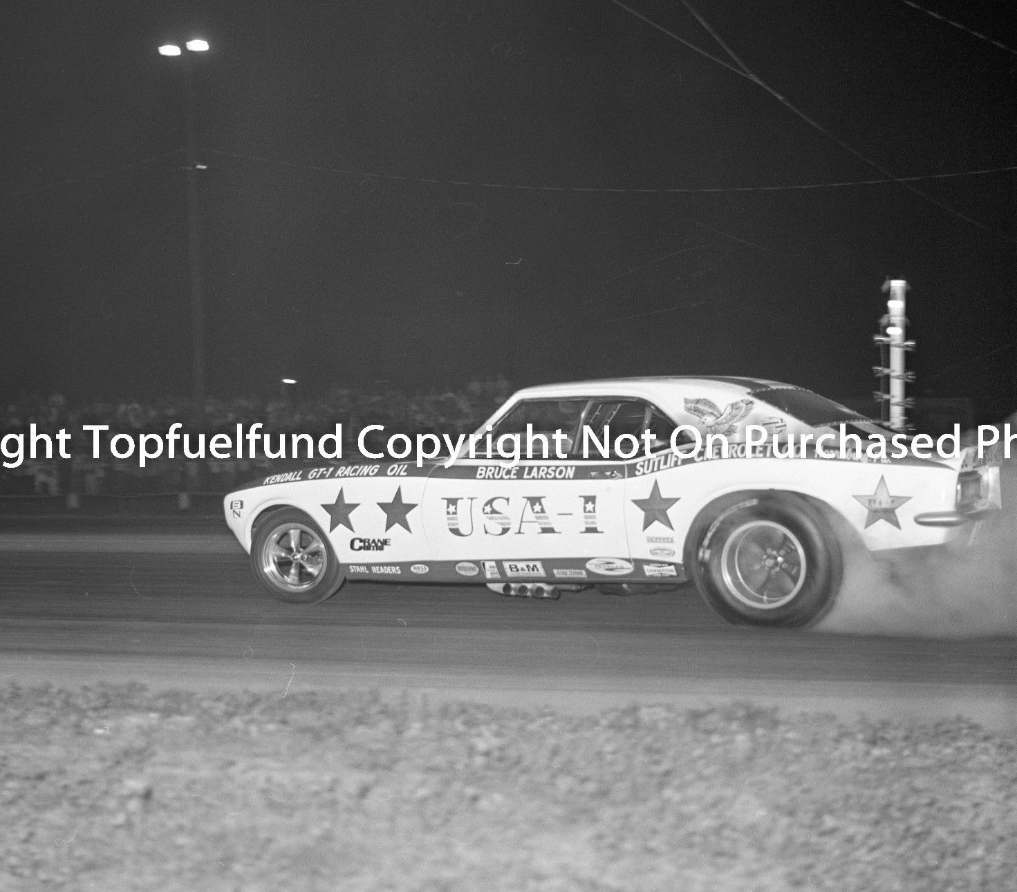 Bruce Larson USA 1 Circa 1970 Camaro 8x10 NHRA Funny Car Photo 3 | eBay