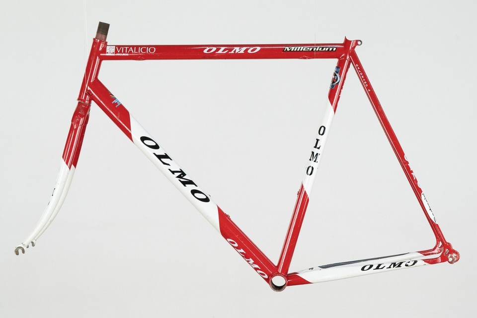 OLMO GALDEANO VITALICIO SEGUROS TEAM STEEL FRAME VINTAGE ROAD BIKE ...