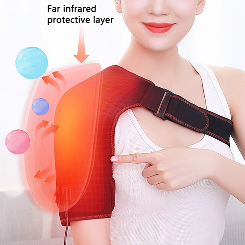 Temperature Adjustable Heating Shoulder Brace for Pain Relief | eBay
