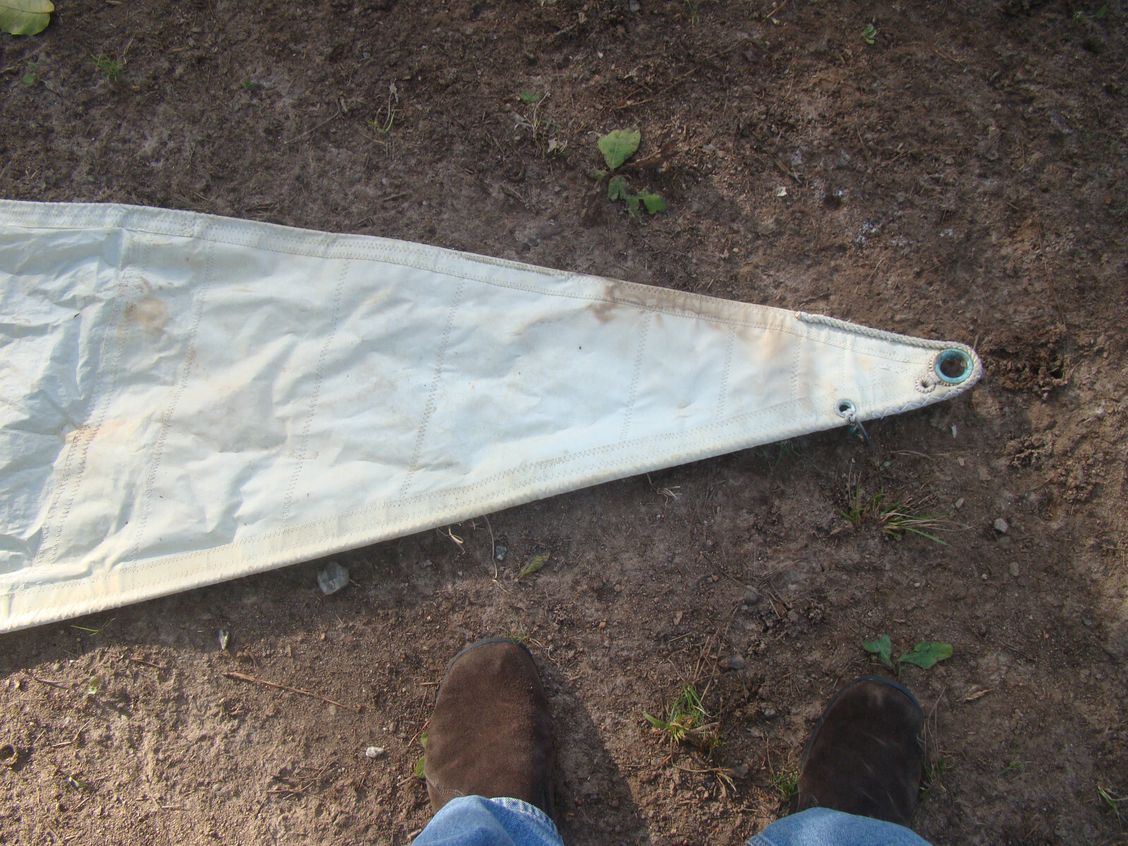 Dacron Headsail/Genoa/Jib -Luff=30'8", Leech=30'1" Foot=16'3", Bronze ...