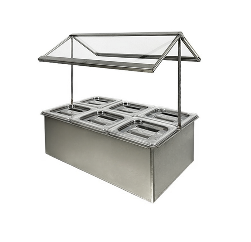 Commercial 6 Pan Sauce Station Condiment Dispencer Countertop | eBay