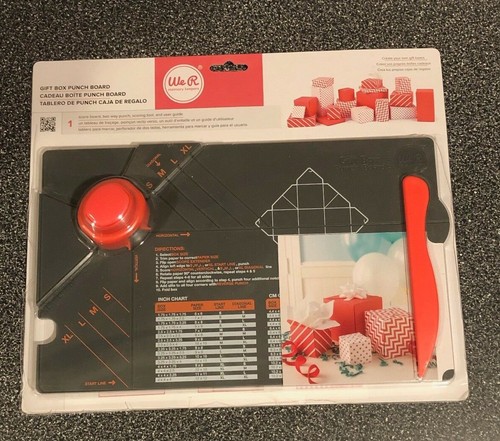We R Memory Keepers Gift Box Punch Board With Scoring Tool American ...