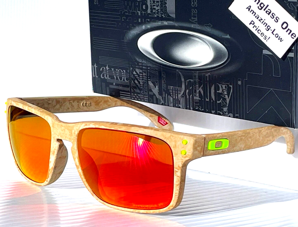 Oakley HOLBROOK Matte Stone Desert Tan POLARIZED PRIZM Ruby Sunglass ...