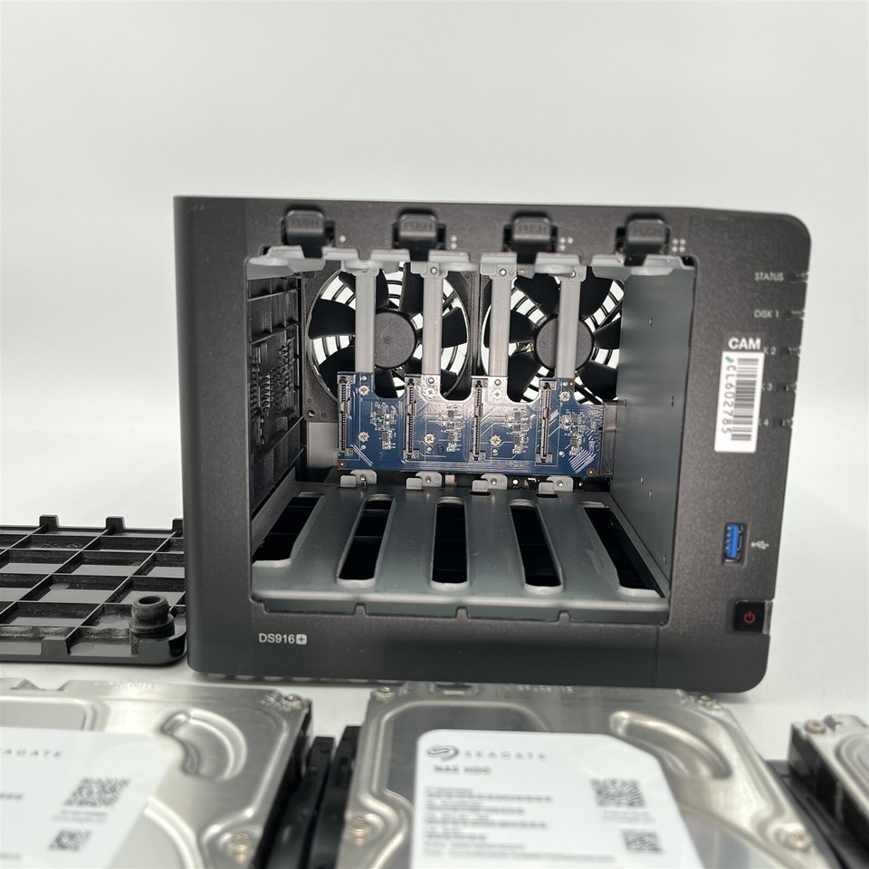 Synology DiskStation DS916+ 4-Bay NAS w/4x 4TB Drives | eBay