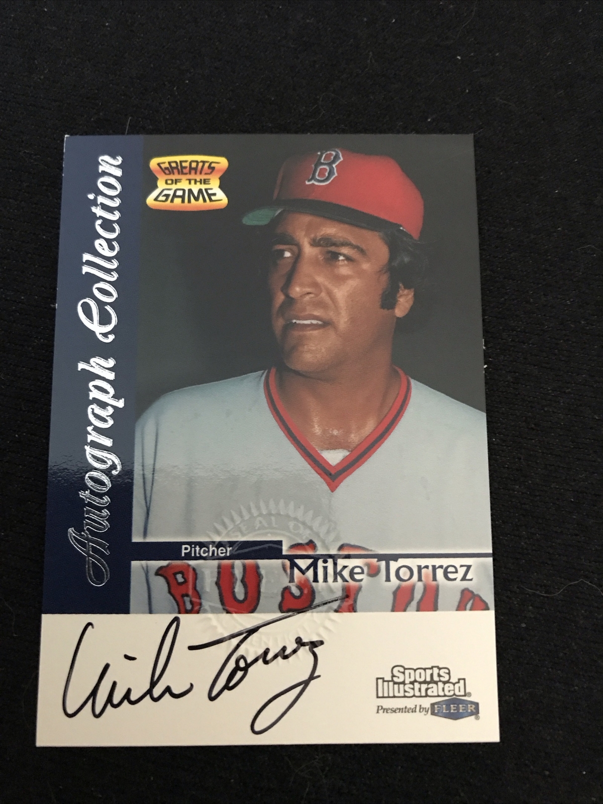 1999 Fleer Sports Illustrated SI Mike Torrez Greats Of The Game Auto ...