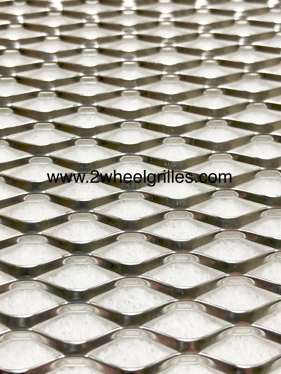 Chrome Grille Mesh Sheets