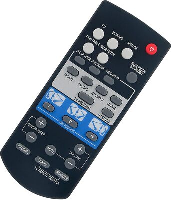 Remote Control For Yamaha YSP-1400 YSP-1400BL YSP1400 FSR80 ZG80760 AV ...