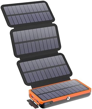 Solar Charger 27000mAh 22.5W Fast Charging Solar Power Bank 4 Solar ...
