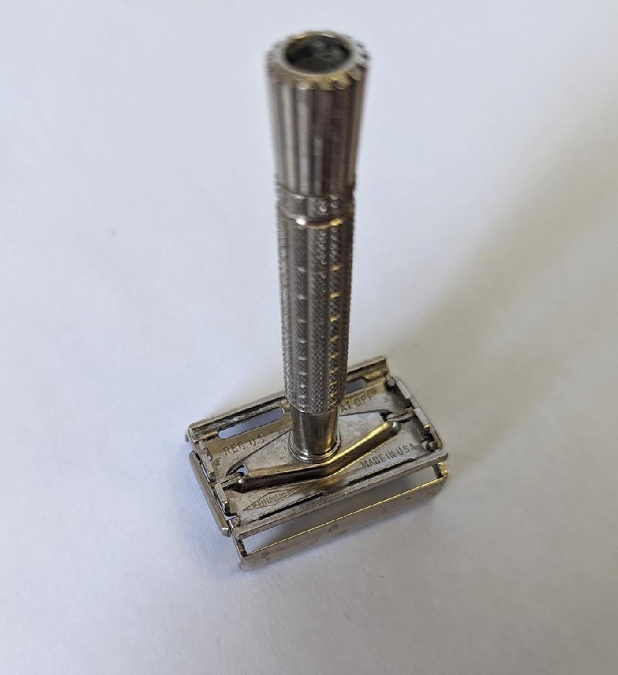 Gillette Flare Tip Super Speed DE Safety Razor Vintage 1960 | eBay