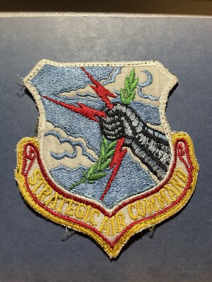 Vintage Post-WW2 1946-55 Strategic Air Command Embroidered Patch ...