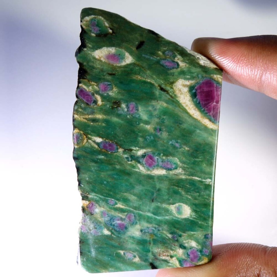 Ruby Fuchsite Natural Rock Slab Polished Rough Specimen For Cabbing ...