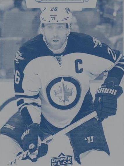 2017-18 Upper Deck Compendium - Printing Plate Cyan #573 Blake Wheeler ...