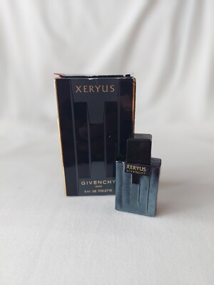 GIVENCHY XERYUS EDT 0.13 FL. OZ. 4 ML. MINIATURE FOR MEN IN BOX VINTAGE ...