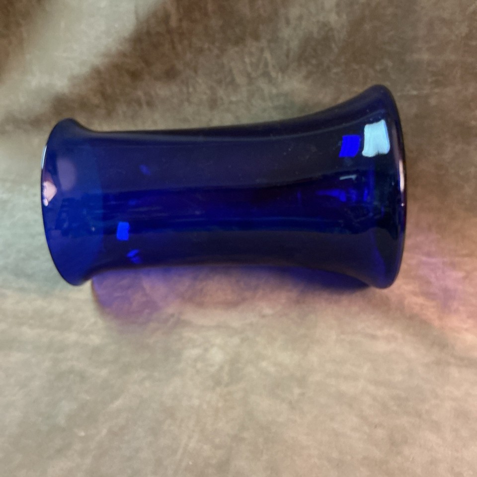Rare 1930s Paden City glass Ritz/cobalt blue flared top tall vase No Etch/cut | eBay