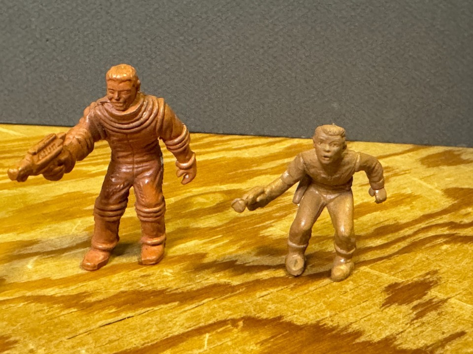 MARX Tom Corbett Space Patrol Play Set Outer Space Man Figure 45mm Tan ...