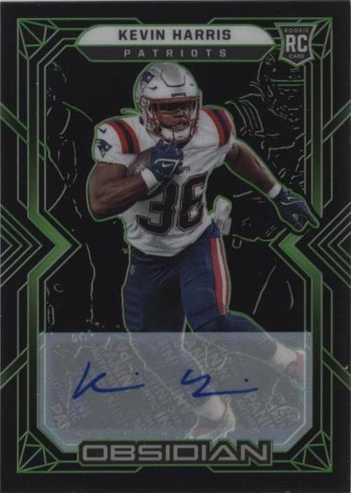 2022 Panini Obsidian - Rookies Kevin Harris #181 Electric Etch Green ...