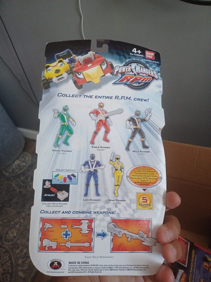 Power Rangers: RPM Eagle Ranger (Bandai,09) | eBay