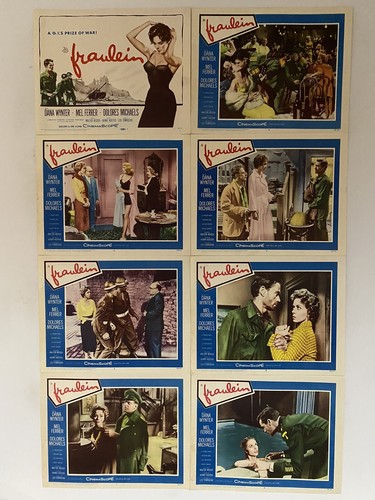 Fraulein 1958 Lobby Card Set with Dana Wynter, Mel Ferrer & Dolores ...