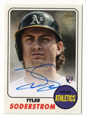 TYLER SODERSTROM - 2024 Topps Archives 1968 Fan Favorite Autograph ...