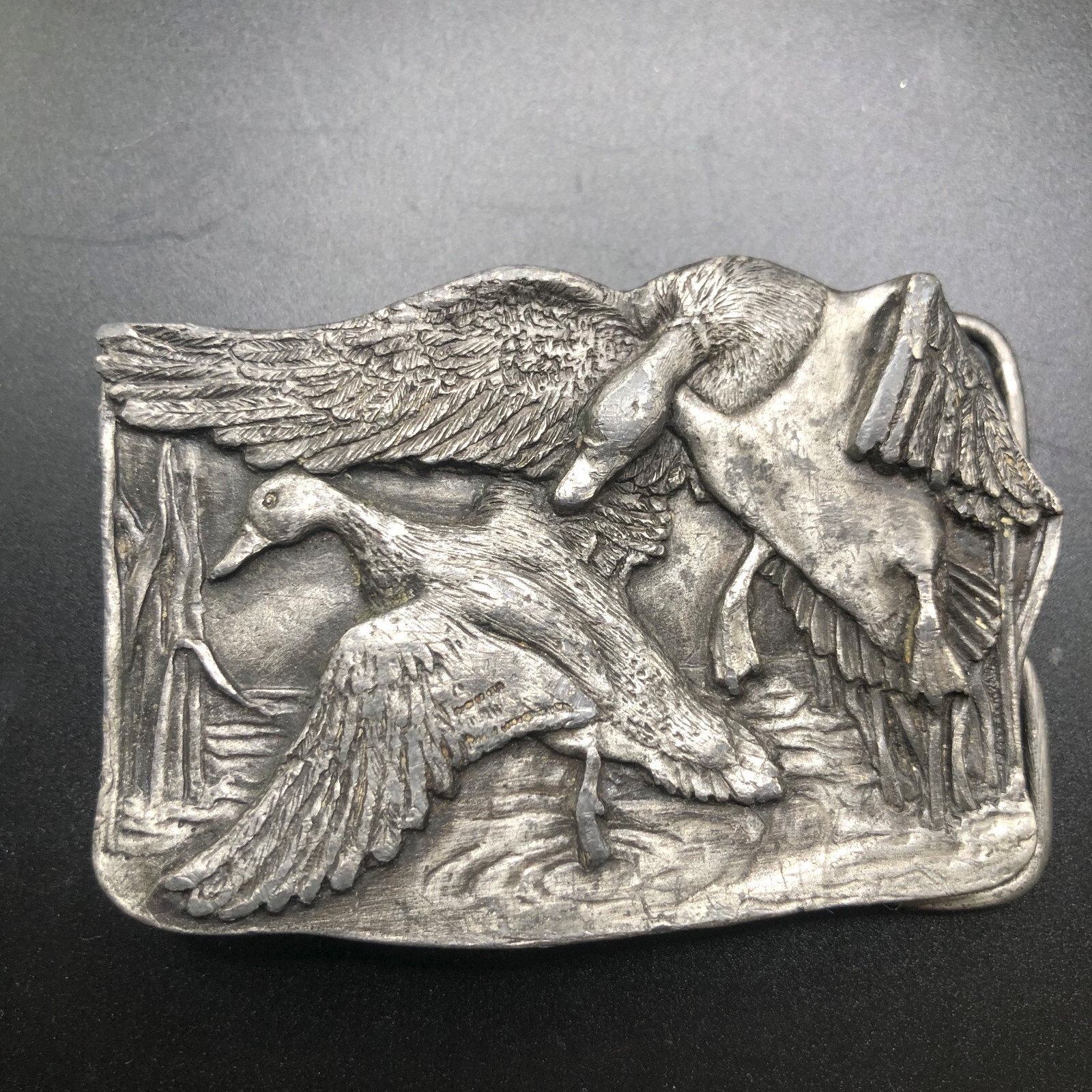 1977 Belt Buckle Bergamot Brass Works Vintage Collect… - Gem